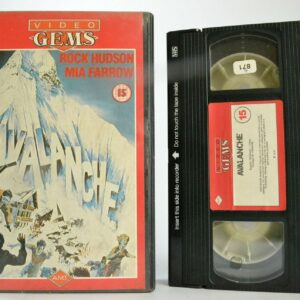 Avalanche; Psychotronic Action - Disaster Drama - Rock Hudson / Mia Farrow - VHS