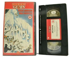 avalanche; psychotronic action - disaster drama - rock hudson / mia farrow - vhs