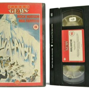 Avalanche; Psychotronic Action - Disaster Drama - Rock Hudson / Mia Farrow - VHS