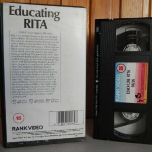 Educating Rita - Michael Caine - Julie Walters - Pre-Cert - Rank Video - Pal VHS