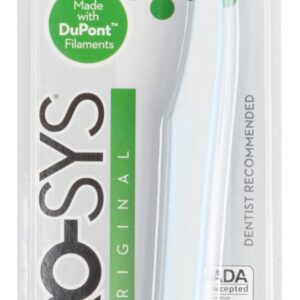 PRO-SYS® Soft Toothbrush for Adult with Sensitive Teeth & Gums, ADA Accepted, with 35-Tuft Wide Dupont® Tynex® Bristles, Pack of 4