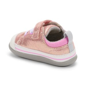 See Kai Run - Stevie II First Walker Shoe for Infants, Rose Shimmer, Infant 4