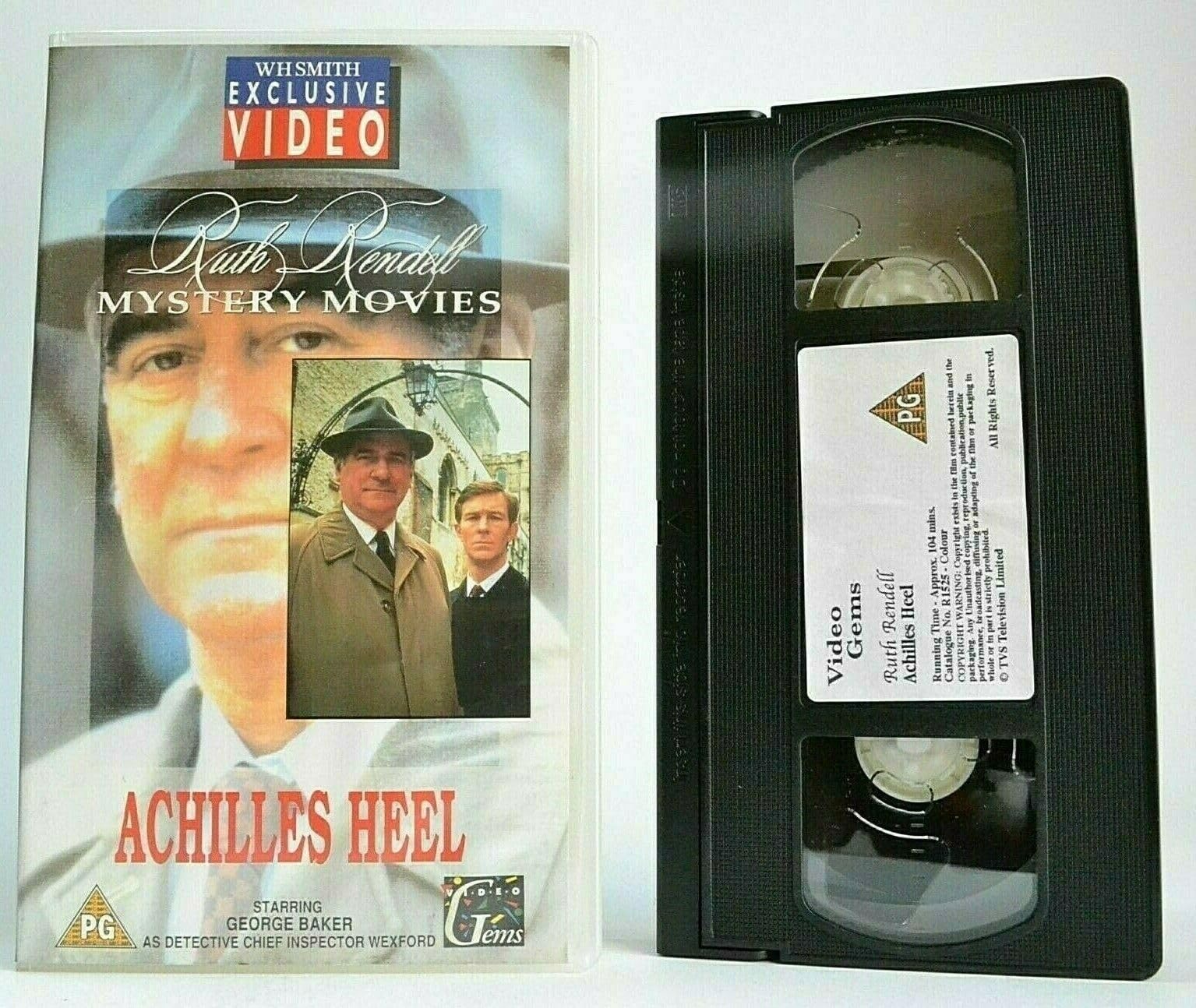 Achilles Heel [WH Smith Exclusive] - Ruth Rendell - Crime Drama - G.Baker - VHS