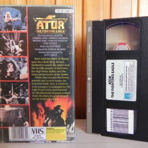 Ator The Fighting Eagle - Miles O'Keeffe - Ex Rental - Big Box - Pre Cert VHS