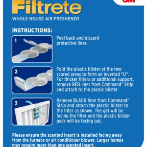 Filtrete Whole House Air Freshener for AC Furnace Air Filter, Cranberry Pomegranate