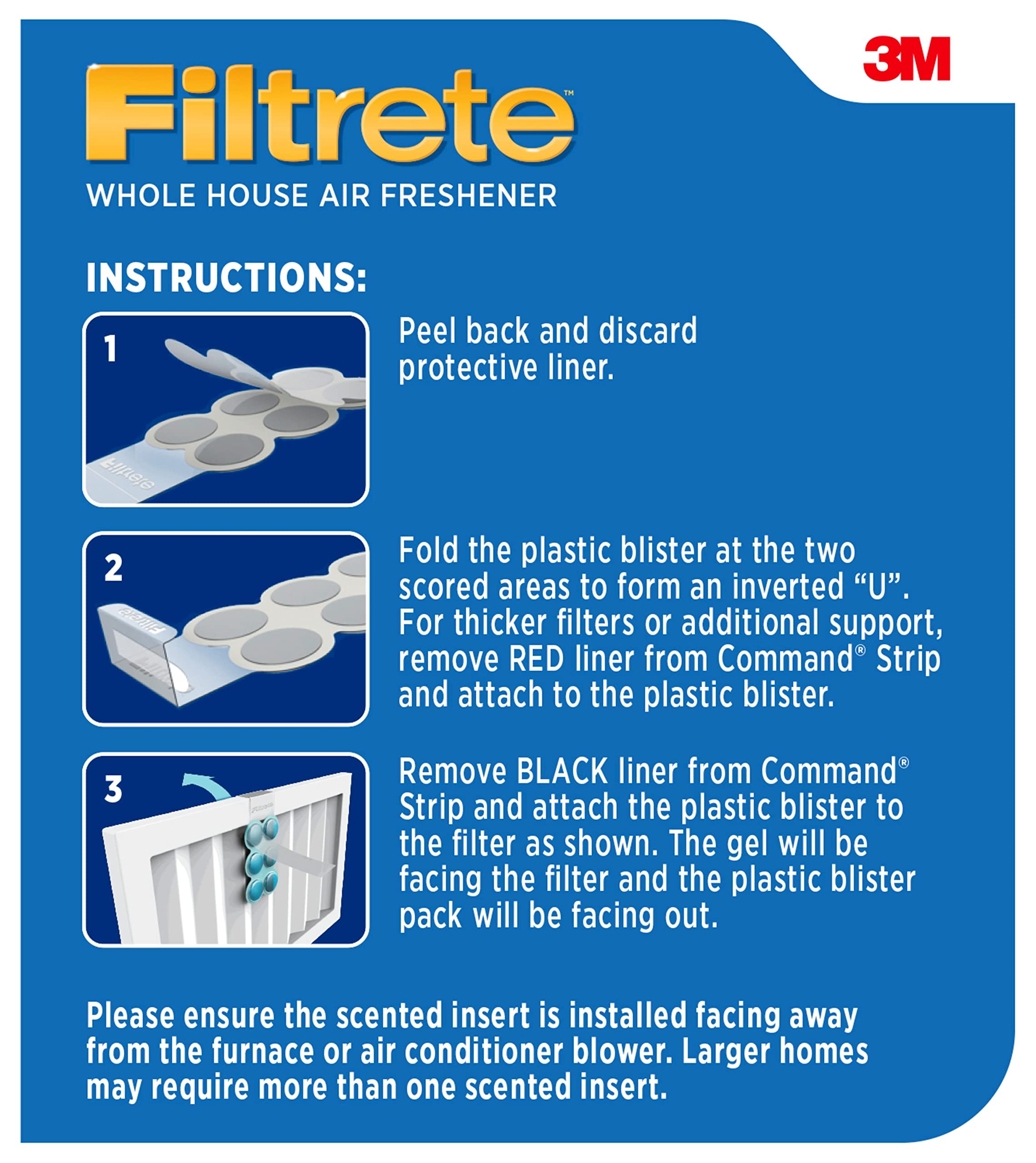 Filtrete Whole House Air Freshener for AC Furnace Air Filter, Cranberry Pomegranate