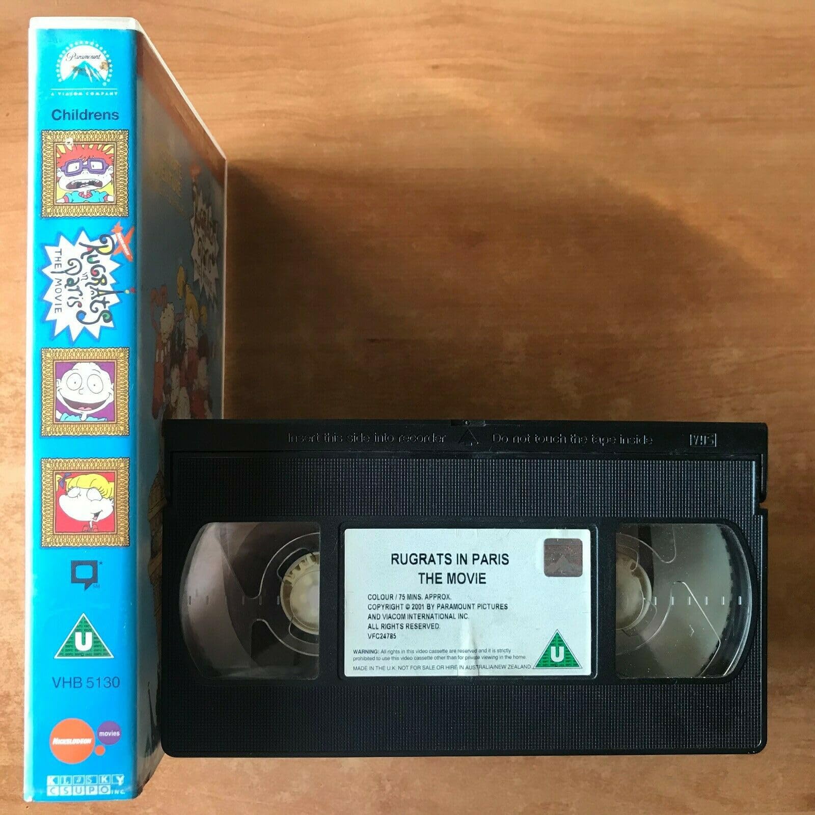 Rugrats In Paris: The Movie; [Nickelodeon] Large Box - Animated - Kids - Pal VHS