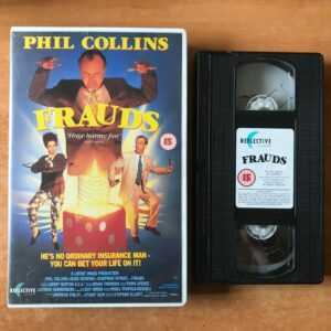 frauds (1993) crime thriller [big box] rental; phil collins / hugo weaving - oop vhs