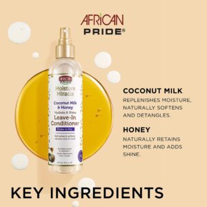 African Pride Moisture & Seal Regimen Moisture +Care For Coily Hair LOC Regimen