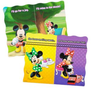 Disney Books for Toddlers 1-3 - 8 Disney Board Books with Mickey and Minnie Mouse, My First Stories Bundle