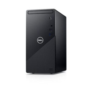 dell inspiron 3891 mt mini tower desktop | core i3-10105 - 1tb hdd hard drive - 8gb ram | 8 cores @ 4.4 ghz win 10 home black (renewed)