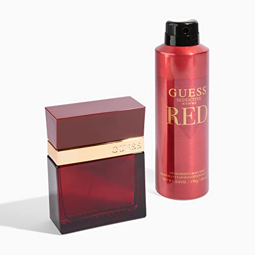 Guess Seductive Red Men/Homme Eau de Toilette Cologne Spray For Men, 3.4 Fl. Oz.