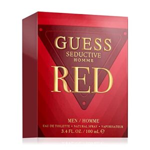 Guess Seductive Red Men/Homme Eau de Toilette Cologne Spray For Men, 3.4 Fl. Oz.