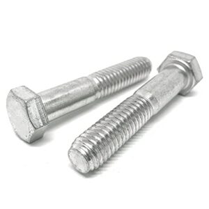 (250 pieces) 1/4-20x2" stainless steel 18-8 (t304) hex cap screws bolts unc coarse partial threads plain