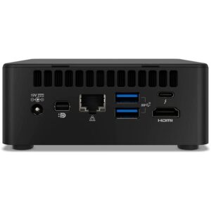 Intel NUC BXNUC9i5QNX1 Home & Business Mini Desktop i5-9300H 4-Core 2.40GHz, 8GB RAM, 128GB PCIe SSD, UHD 630, WiFi 6, BT 5.2, HDMI, USB 3.1, SD Card, Win 10P w/Hub