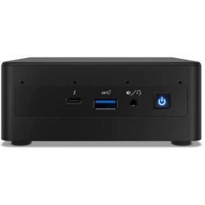 Intel NUC BXNUC9i5QNX1 Home & Business Mini Desktop i5-9300H 4-Core 2.40GHz, 16GB RAM, 128GB PCIe SSD, UHD 630, WiFi 6, BT 5.2, HDMI, USB 3.1, SD Card, Win 10H w/Hub