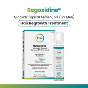 Regoxidine Men's 5% Minoxidil Foam & Topical - Helps Restore Vertex Hair Loss & Thinning Hair - Extra Strength Supports Hair Regrowth in Unscented Topical Aerosol Treatment (Topical, 3 Month's Supply)