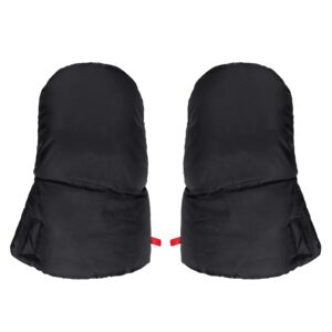 1 Pair Stroller Hand Muffs Thick Waterproof Warm Gloves Carts Compatible Hand Muffs Pram Stroller Accessory Hand Warmers