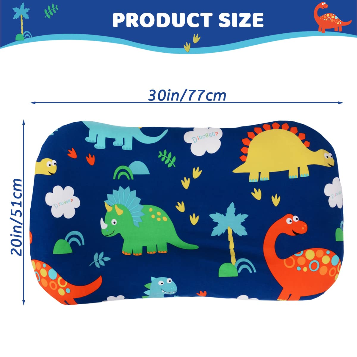 Cloele Newborn Lounger Cover for Boys Dinosaur Snug Fitted Removable Slipcover - Infant Floor Seat Cover Baby Padded Lounger Cover - Baby Nest Cover Fit Infant Padded Lounger(Lounger not Included)