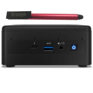 intel nuc 11 canyon performance kit windows 10 pro business mini pc desktop, quad-core i7, 16gb ddr4 ram, 256gb pcie ssd, wifi 6, bluetooth, thunderbolt 3, 64gb flash drive