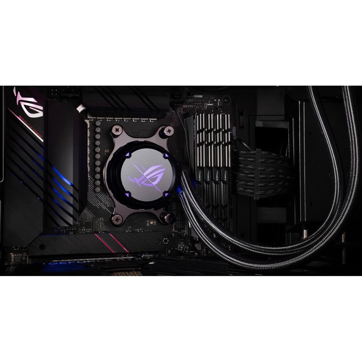 ASUS ROG Strix LC II 360 All-in-one AIO Liquid CPU Cooler 360mm Radiator, Intel LGA1700, 115x/2066 and AMD AM4/TR4 Support,Triple 120mm 4-pin PWM Fans