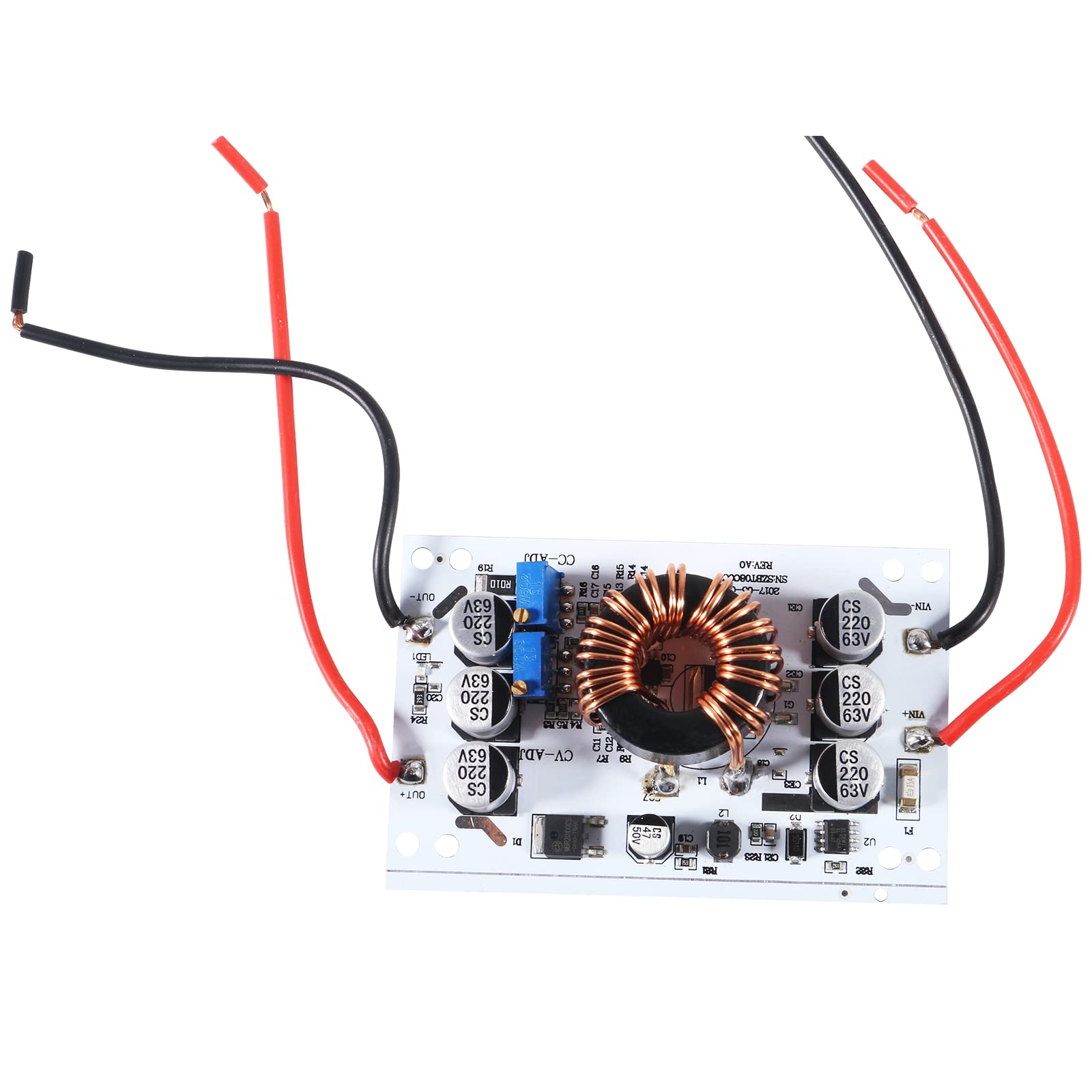 Aobao 2pcs 600W Constant Current Boost Converter DC-DC 10V-60V to 12-60V 10A Booster Constant Voltage Converter Module Step-up Constant Current Power Supply Module