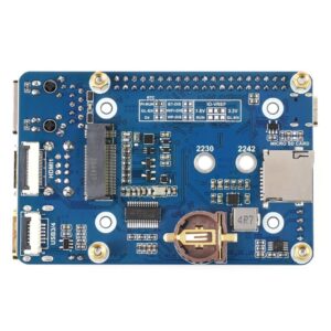 Mini IO Base Board for Raspberry Pi Compute Module 4 CM4, Onboard Multi Interfaces for Evaluating The Raspberry Pi CM4 Or Being Integrated Into End Products