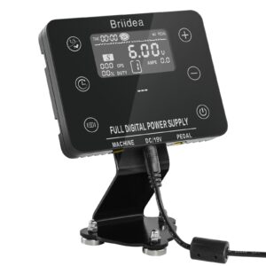 briidea professional artist power supply with lcd touch screen, easy to program