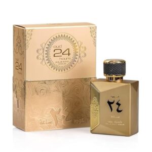 ard al zaafaran 24 hours majestic gold oud eau de parfum spray for unisex, 3.4 ounce