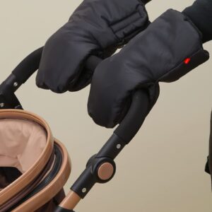 1 Pair Stroller Hand Muffs Thick Waterproof Warm Gloves Carts Compatible Hand Muffs Pram Stroller Accessory Hand Warmers