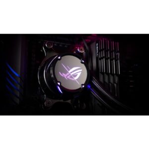 ASUS ROG Strix LC II 240 ARGB All-in-one AIO Liquid CPU Cooler 240mm Radiator, Intel LGA1700, 115x/2066 and AMD AM4/TR4 Support,2X 120mm 4-pin PWM Addressable RGB Radiator Fans