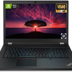 New Lenovo ThinkPad P17 Gen 2 Business Laptop, 17.3" FHD IPS Anti-Glare Display, Intel Core i7-11800H, Windows 10 Pro, 32GB RAM, 2TB SSD, NVIDIARTX A2000 4GB, Fingerprint Reader