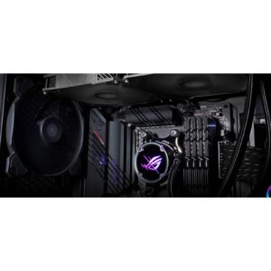 ASUS ROG Strix LC II 360 All-in-one AIO Liquid CPU Cooler 360mm Radiator, Intel LGA1700, 115x/2066 and AMD AM4/TR4 Support,Triple 120mm 4-pin PWM Fans