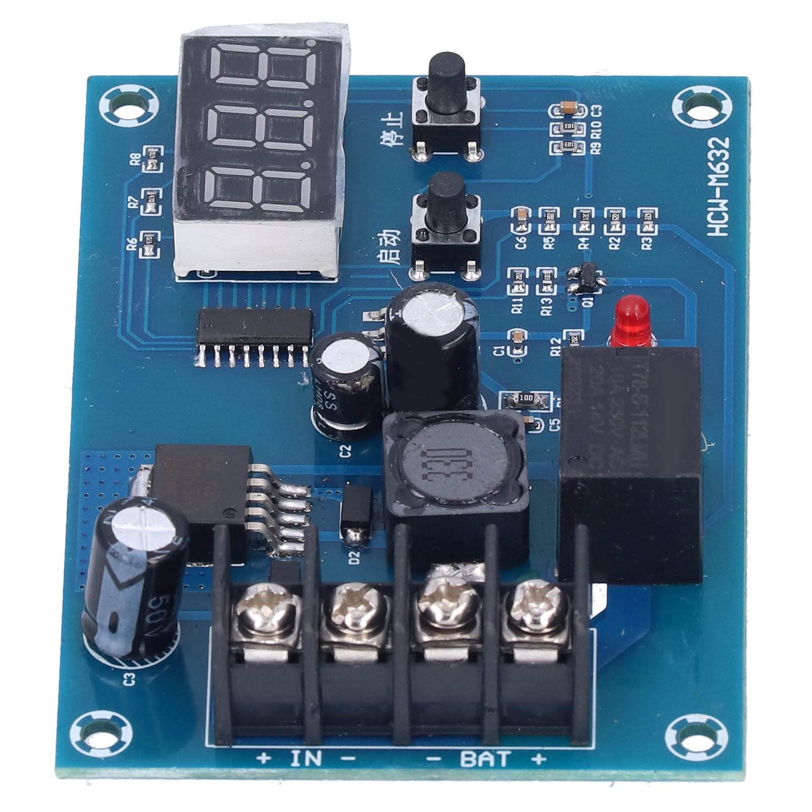 Battery Charging Control Module DC10?30V HCW-M632 Charging Control Module Controller Board for 12?24V Battery