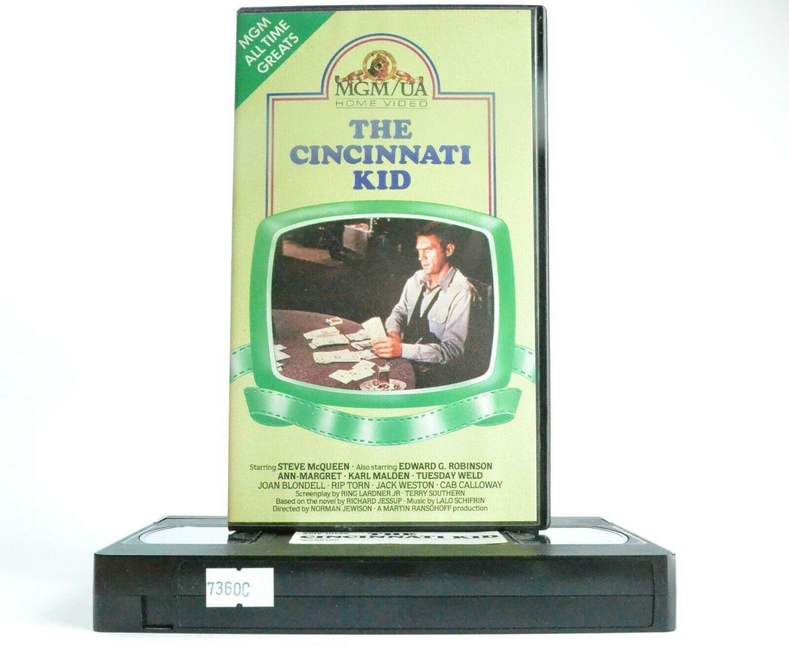 The Cincinnati Kid- Steve McQueen - High Stakes Poker - Ex Rental - Pre Cert VHS