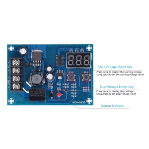 Battery Charging Control Module DC10?30V HCW-M632 Charging Control Module Controller Board for 12?24V Battery