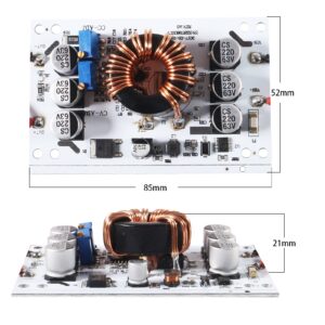 Aobao 2pcs 600W Constant Current Boost Converter DC-DC 10V-60V to 12-60V 10A Booster Constant Voltage Converter Module Step-up Constant Current Power Supply Module