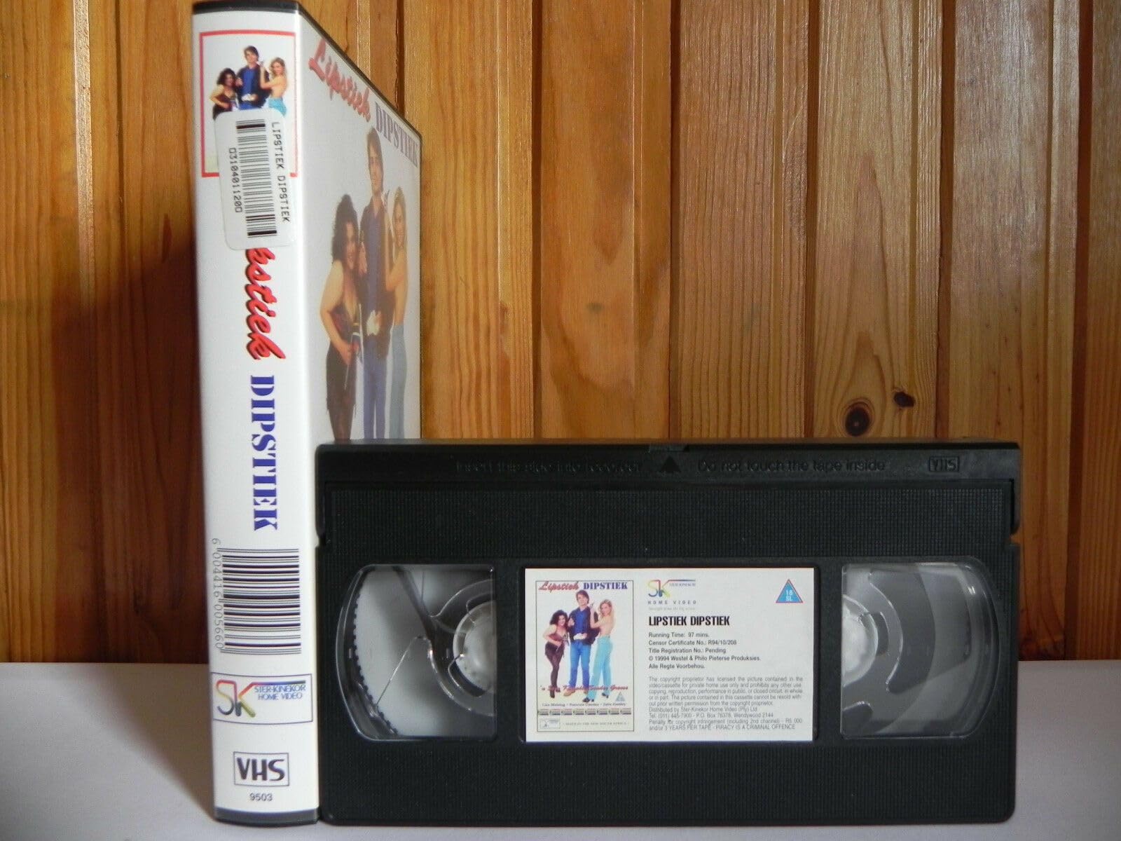 Lipstiek Dipstiek - Ster-Kinekor Home Video - Comedy - Large Box - Pal VHS