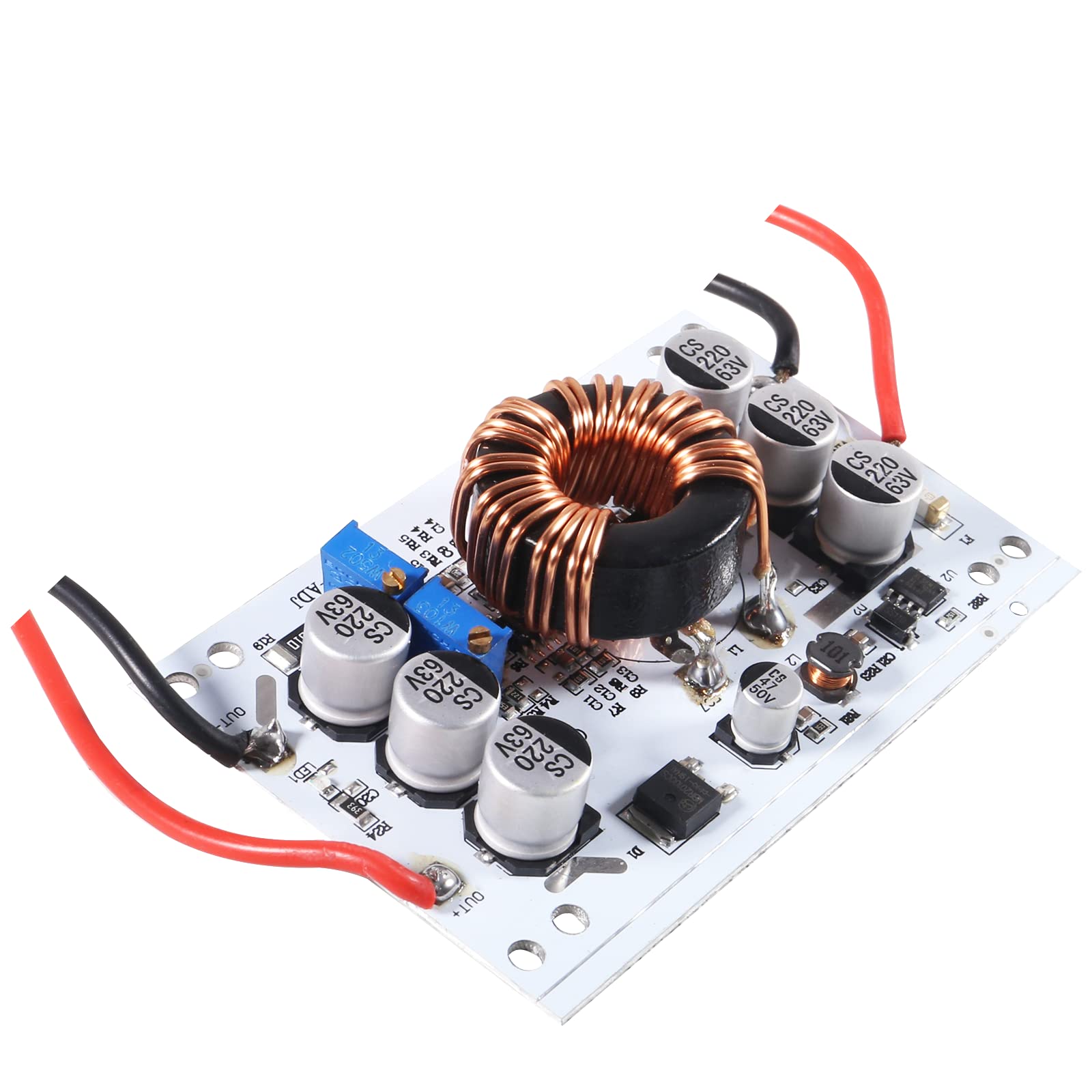 Aobao 2pcs 600W Constant Current Boost Converter DC-DC 10V-60V to 12-60V 10A Booster Constant Voltage Converter Module Step-up Constant Current Power Supply Module