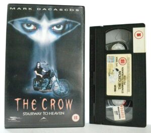 the crow: stairway to heaven - t.v. movie - v.rare large box - m.dacascos - vhs