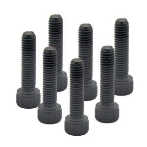 augiimor 30pcs m6 x 25mm socket head cap screws 1mm pitch alloy steel, black oxide hexagon socket cap head bolts screws