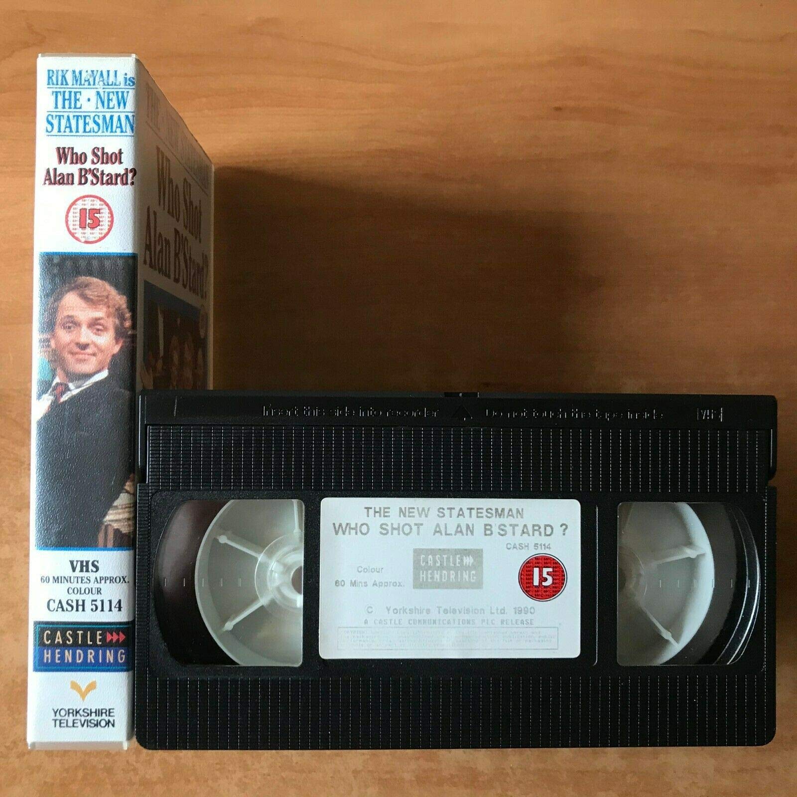 Who Shot Alan B'Stard? - Rick Mayall - The New Statesman - Castle Hendring - VHS