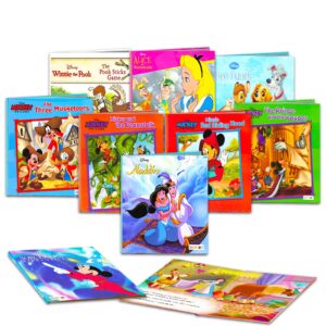 Disney Books for Kids 18 Book Set Disney Bedtime Stories for Toddlers Kids -- Disney Bedtime Favorites Bulk Bundle (Hardcover, Illustrated)