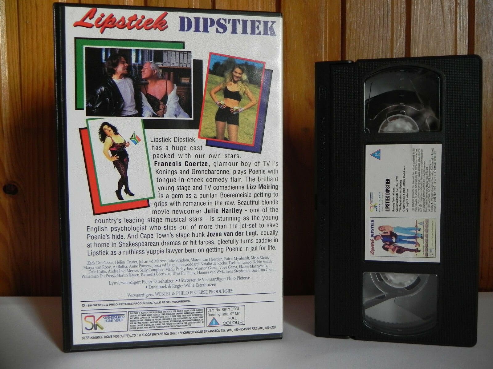 Lipstiek Dipstiek - Ster-Kinekor Home Video - Comedy - Large Box - Pal VHS