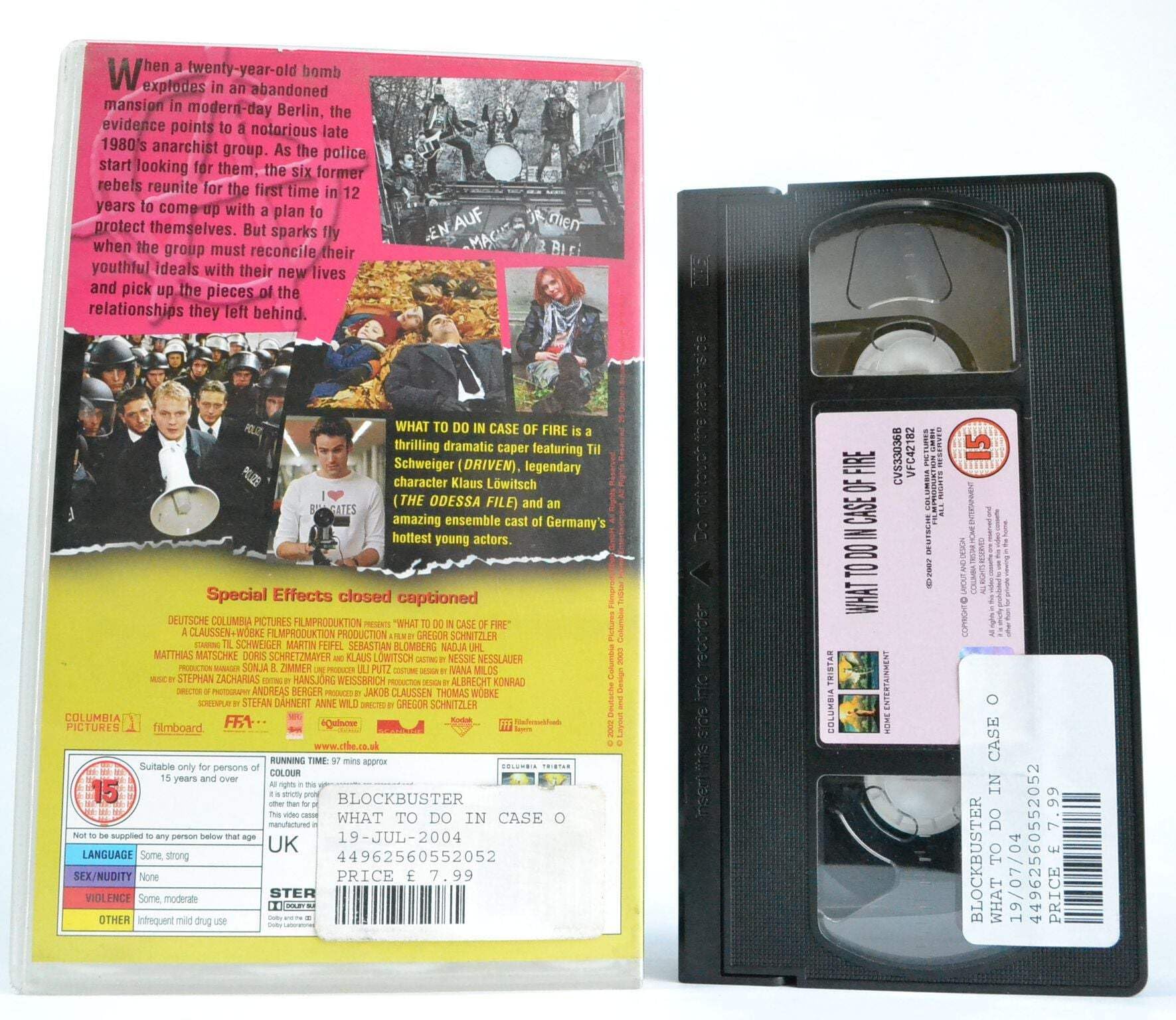 What To Do In Case Of Fire: Was Tun, Wenn's Brennt? [Eng Subs] Cult Anarchy - VHS