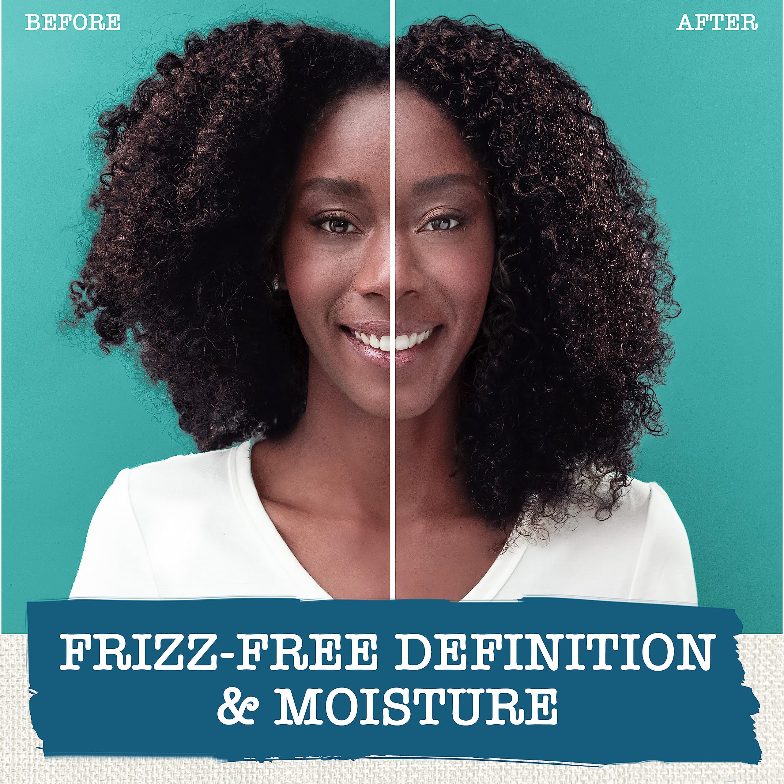 Maui Moisture Frizz Free + Shea Butter Elongating Gel, Hair Styling Gel for Curly Hair, 10 Oz