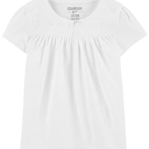 OshKosh B'Gosh baby girls Top Blouse, Ivory, 2 US