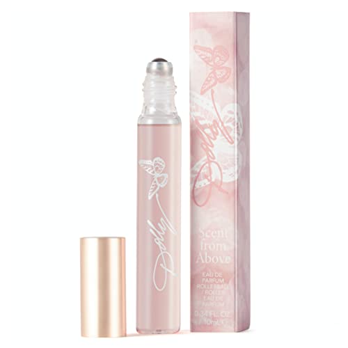 Dolly Parton Scent from Above Perfume - Eau de Parfum Roll On for Women - Floral, Fruity, Casual & Feminine Perfume with Notes of Mandarin, Jasmine, and Sandalwood - 0.34 Fl Oz