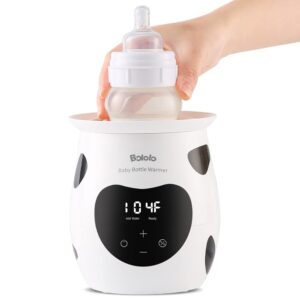 baby bottle warmer for breastmilk | fast water warmer for baby formula | easy-to-use portable bottle warmer | bololo baby water warmer with precise temperature control, large diameter, bpa-free