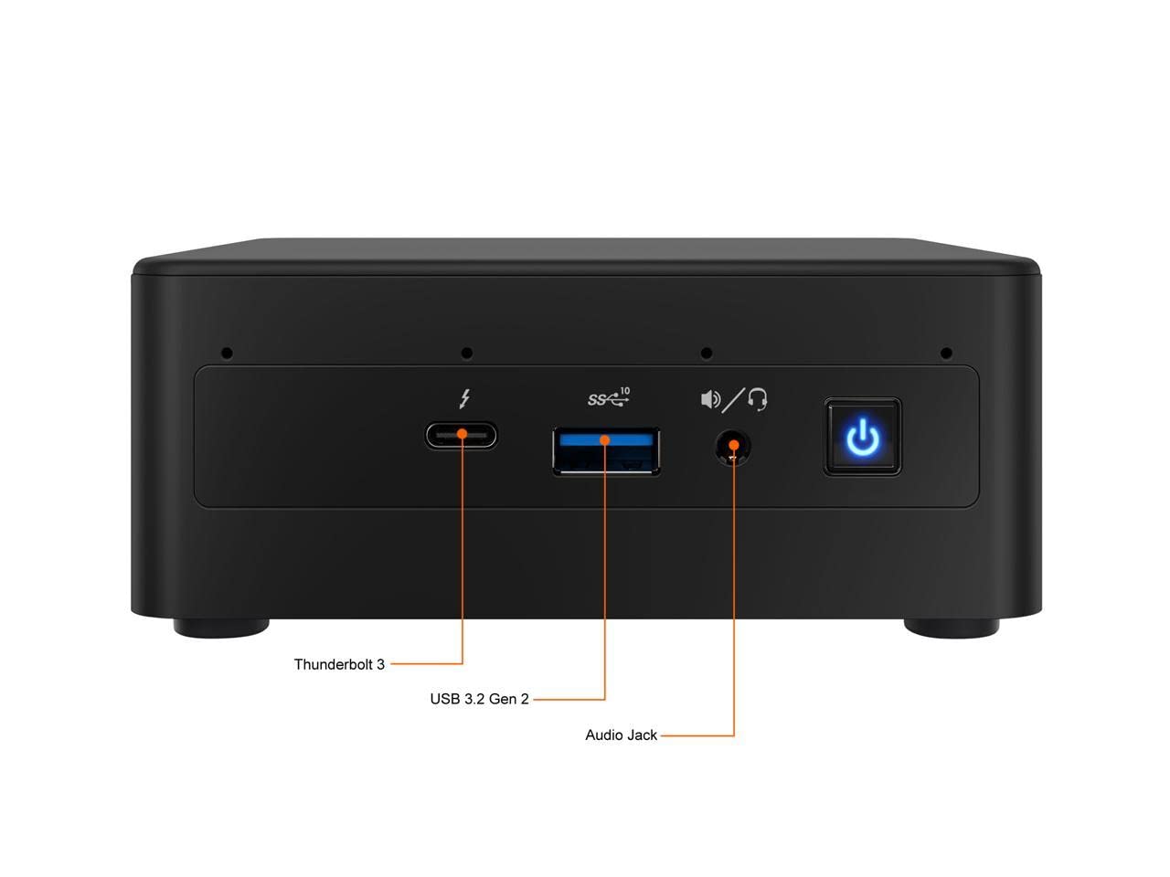 Intel Panther Canyon NUC 11 Performance Mini PC Kit, Core i7-1165G7 2.8GHz - RAM, Storage and OS Not Included